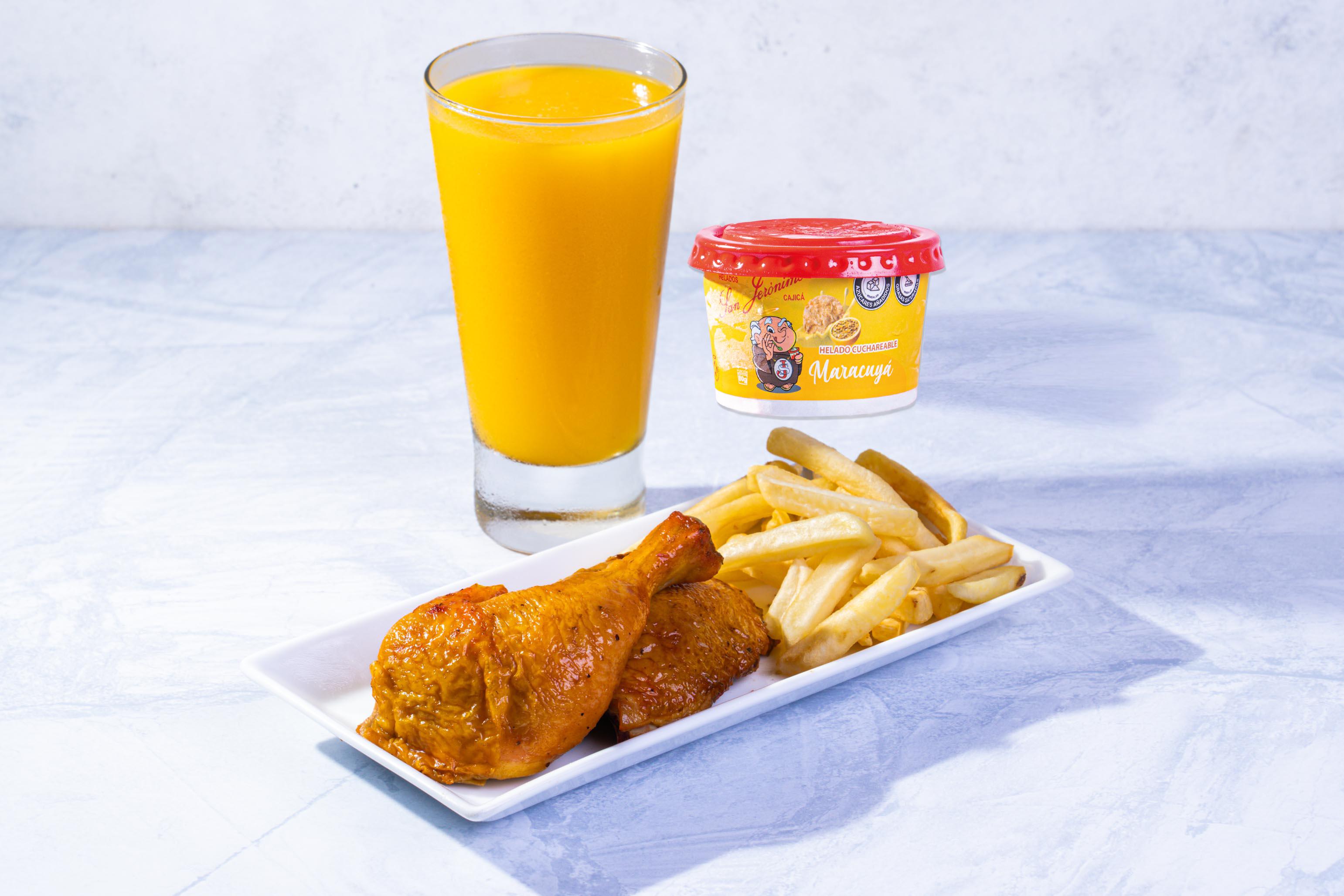 Menu Infantil Pollo Asado | Cali Vea